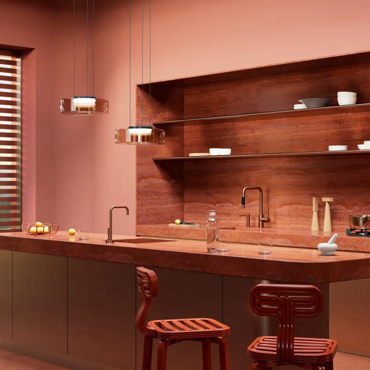 Brushed Bronze for the kitchen | Dornbracht