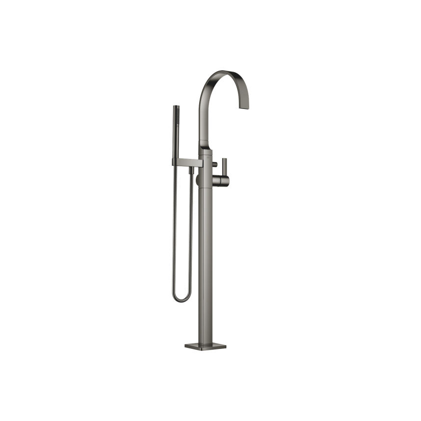 MEM Dark Chrome Bath faucets: Single-lever bath mixer with stand pipe ...