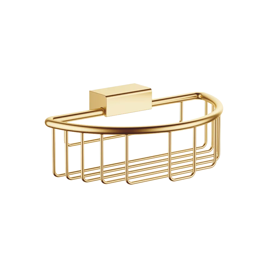 SERIES-VARIOUS Brushed Durabrass (23kt Gold) Accessories: Shower basket ...