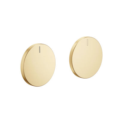 CYO Brushed Durabrass (23kt Gold) Washstand faucets: Wall-mounted basin ...