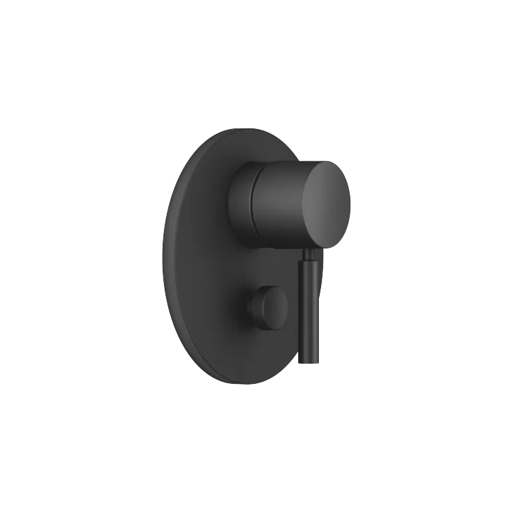 SERIES SPECIFIC Matte Black : Concealed single-lever mixer with diverter