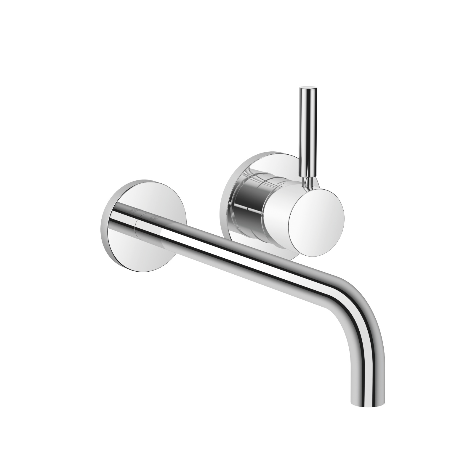 META Chrome Washstand faucets: Wall-mounted single-lever basin mixer ...