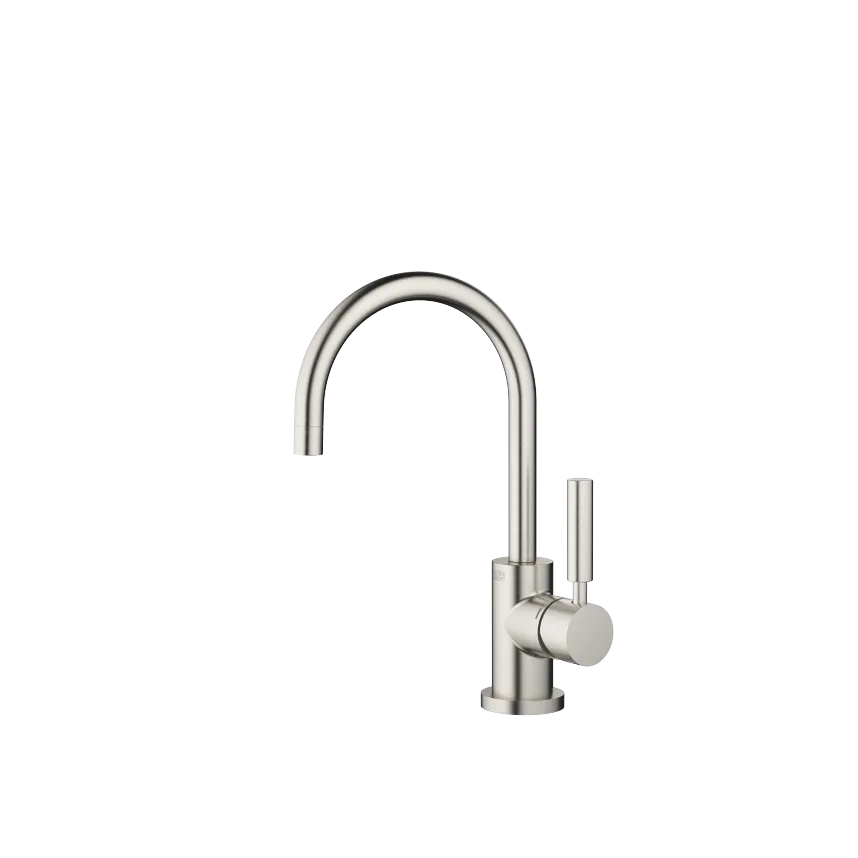 TARA Brushed Platinum Washbasin faucets: Single-lever lavatory mixer ...
