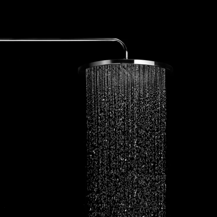SERIES SPECIFIC Champagne cepillado (Oro 22k) : Ducha efecto lluvia con ...