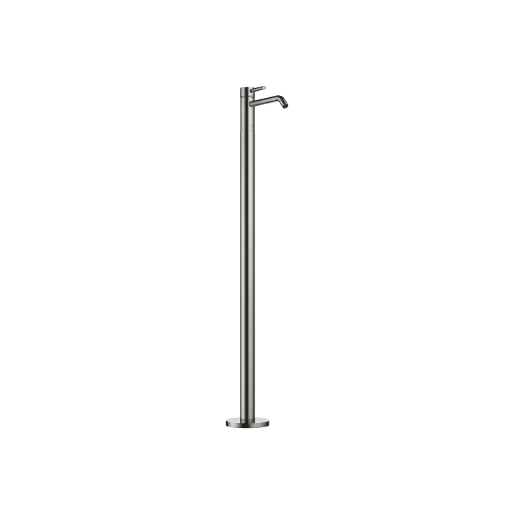 META Dark Chrome : Single-lever basin mixer with stand pipe without pop ...