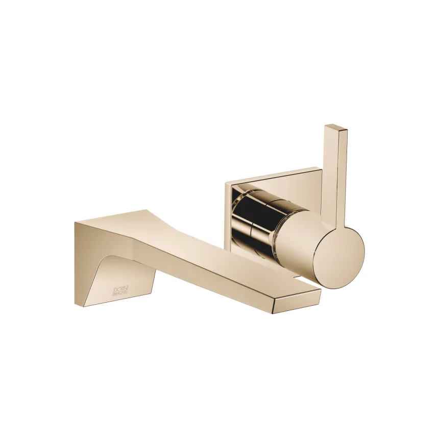 CL.1 Champagne (22kt Gold) Washstand faucets: Wall-mounted single-lever ...