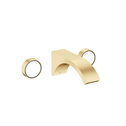 CYO Brushed Durabrass (23kt Gold) Washstand faucets: Wall-mounted basin ...