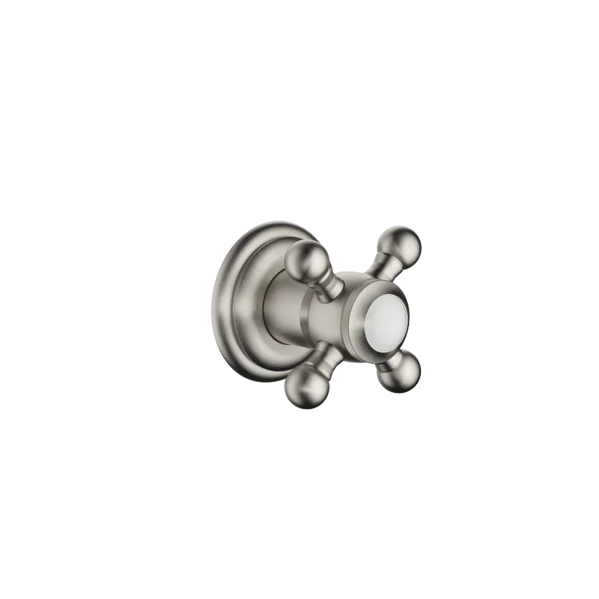 MADISON Brushed Platinum Bath faucets: Wall valve clockwise closing 1/2"