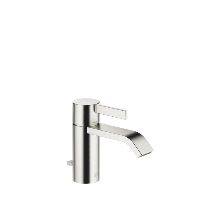 IMO Brushed Platinum : Single-lever basin mixer with pop-up waste