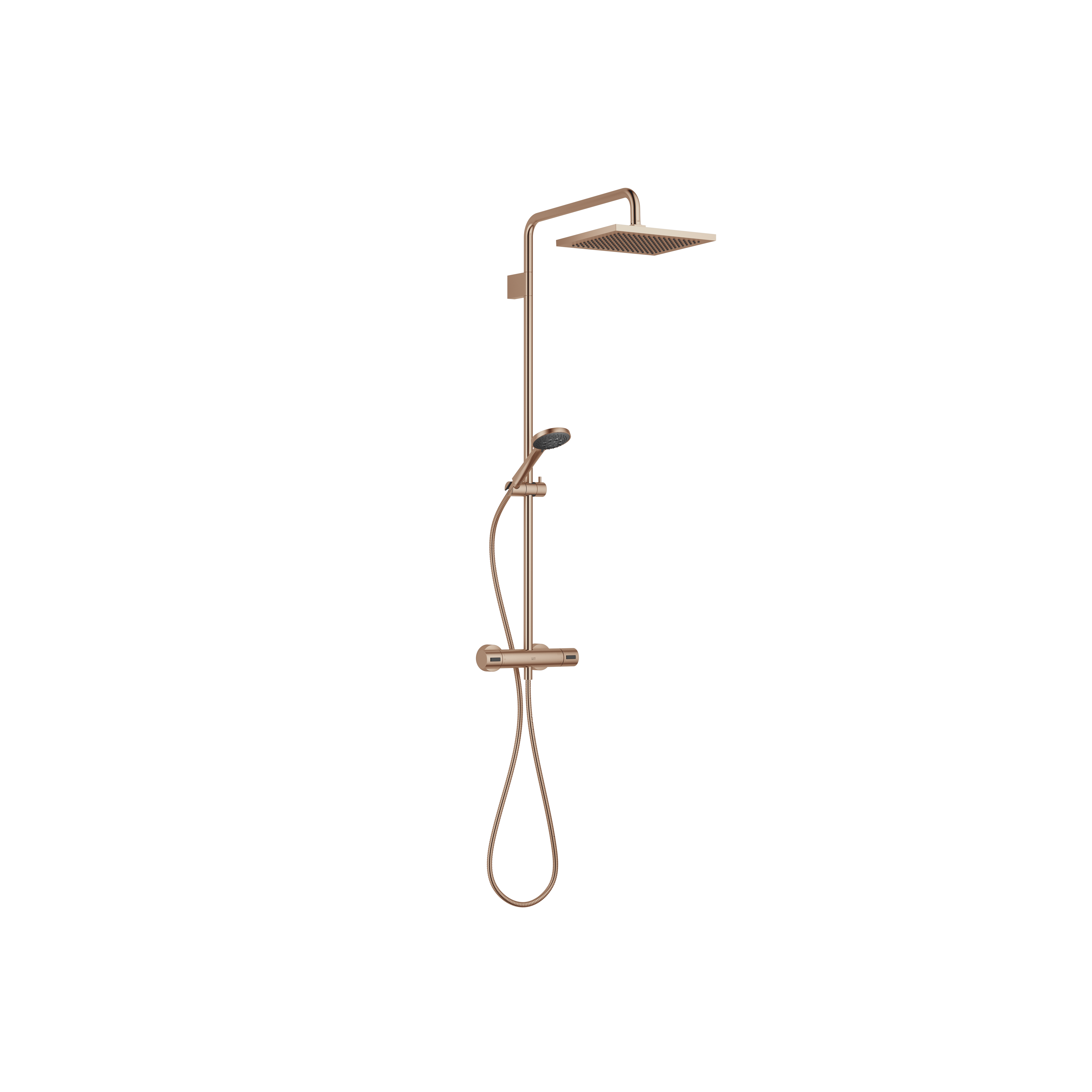 SERIES SPECIFIC Bronze brossé (PVD) : Colonne de douche avec thermostat ...