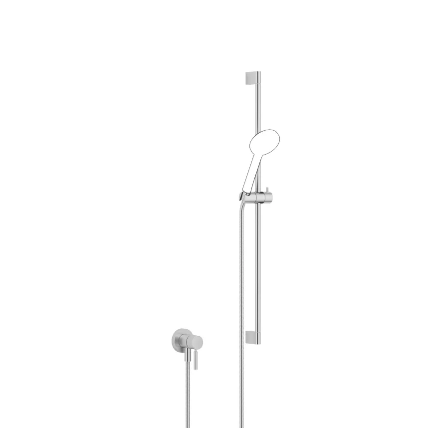 SERIES SPECIFIC Brushed Chrome Shower faucets: Concealed single-lever ...