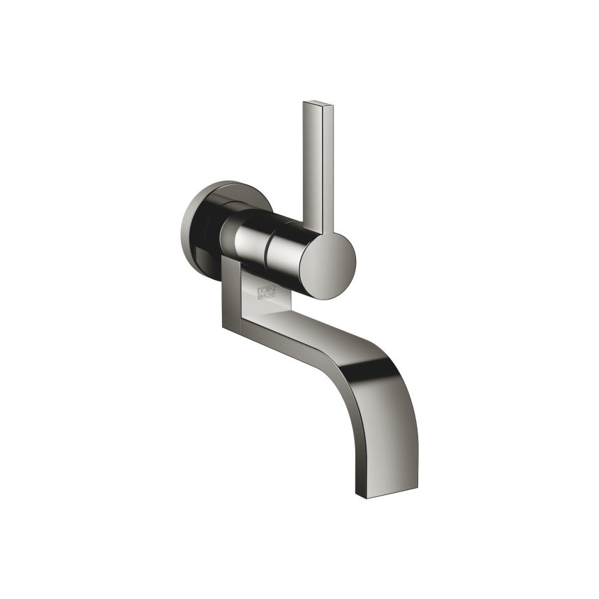 MEM Dark Chrome Griferías de lavabo: Monomando mural de lavabo sin válvula