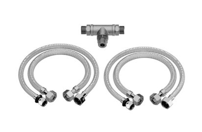 CL.1 Chrome Bath faucets: Five-hole bath mixer for deck mounting with ...