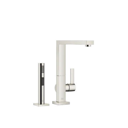 LOT Platinum Kitchen faucets: Single-lever mixer for rinsing/Profi spray