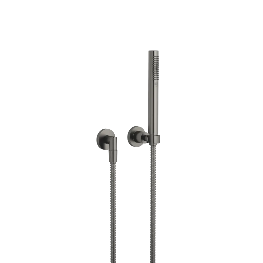 TARA Brushed Dark Platinum Sprays & shower systems: Hand shower set ...
