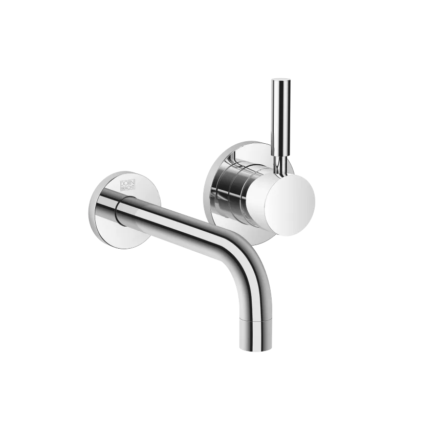 EDITION PRO Chrome Washstand faucets: Wall-mounted single-lever basin ...