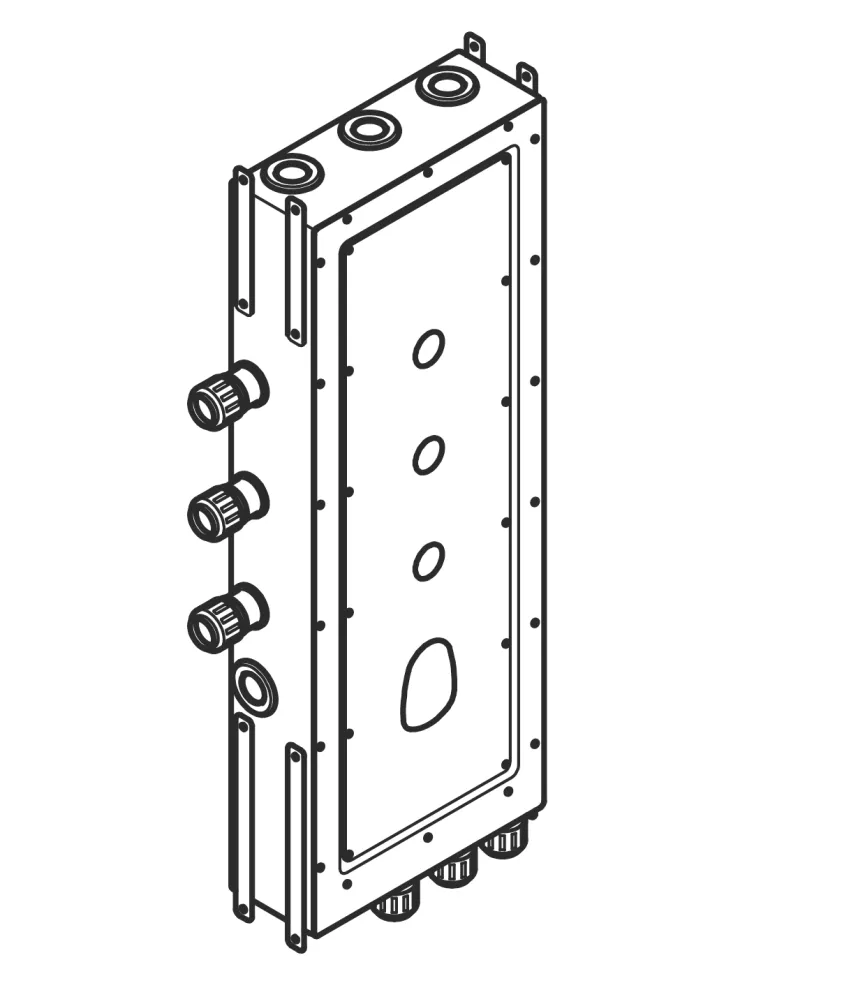 SERIES-VARIOUS Concealed rough parts: Drybox Thermostat module with 3 ...