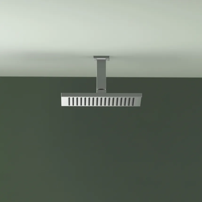 SERIES SPECIFIC Dark Chrome Sprays & shower systems: Rain shower with ...