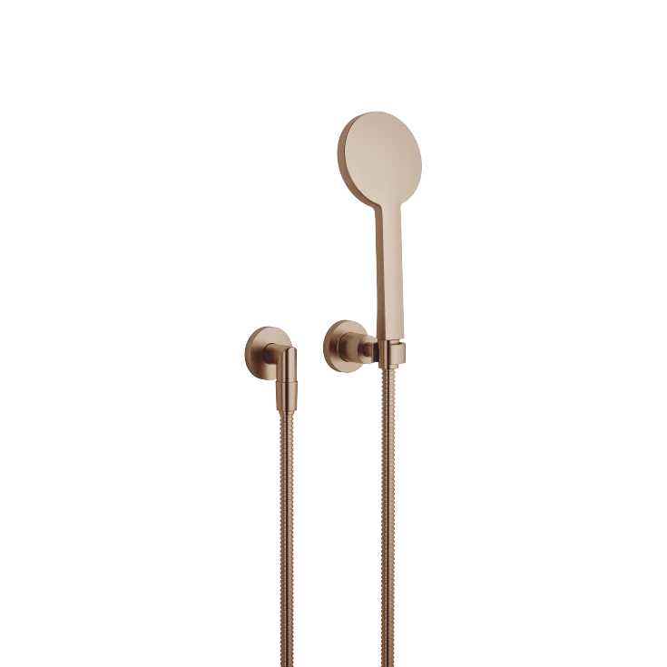 TARA Bronce cepillado (PVD) : Juego de ducha de mano con rosetas ...