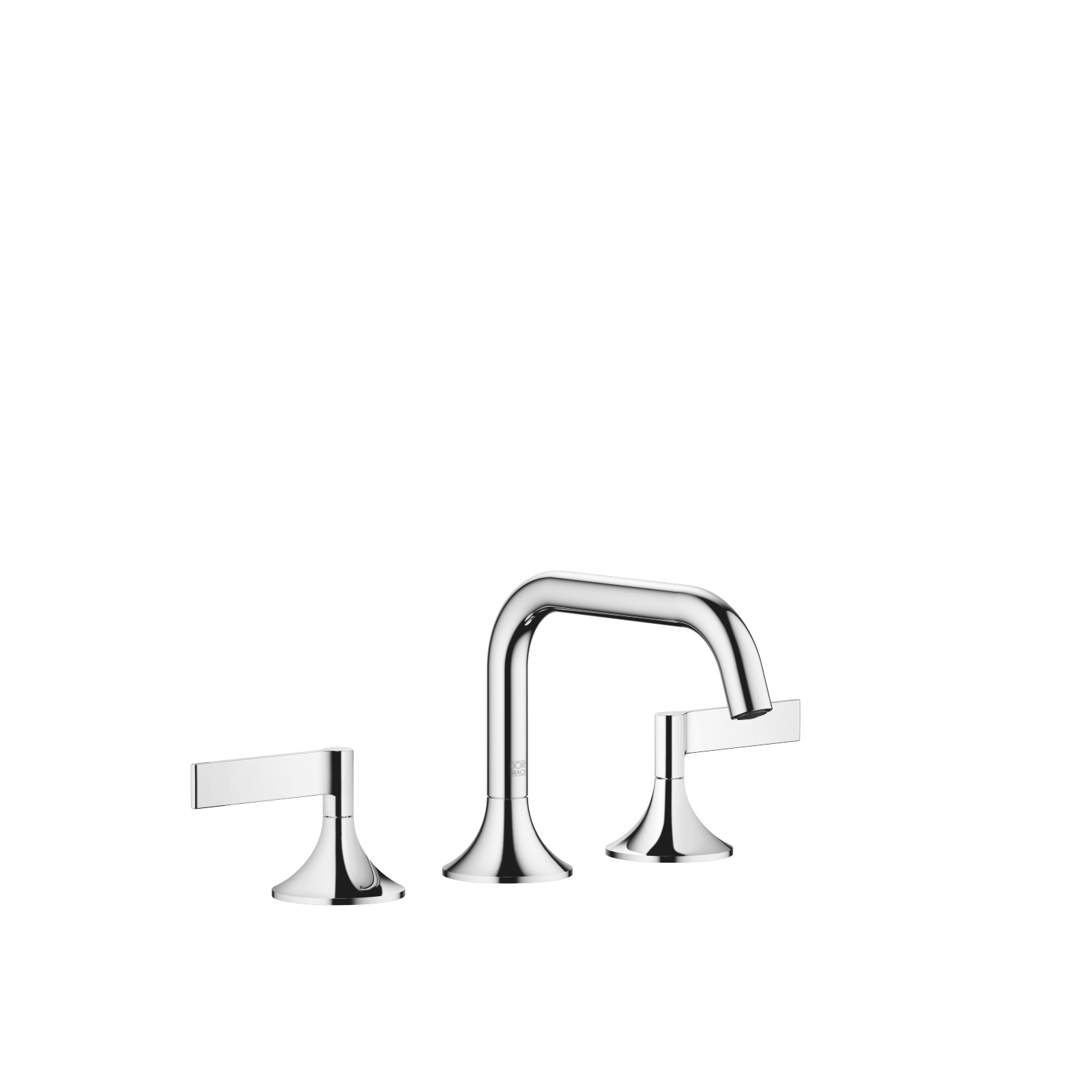VAIA Chrome Washbasin faucets: Three-hole lavatory mixer with drain