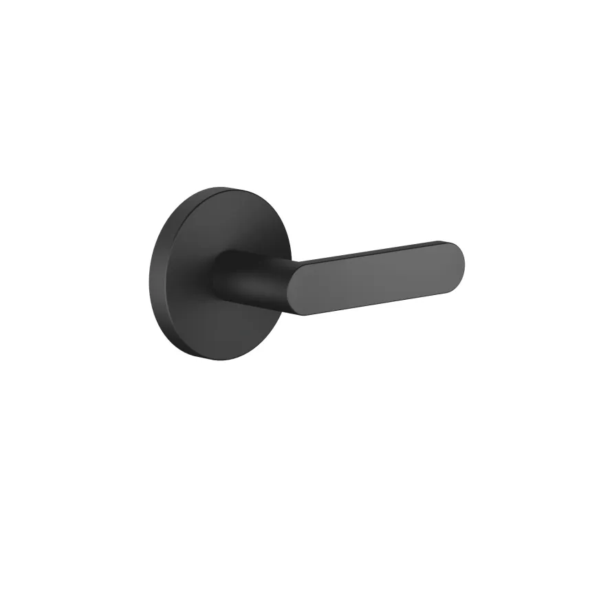META Matte Black Bath faucets: Wall valve clockwise closing 3/4"