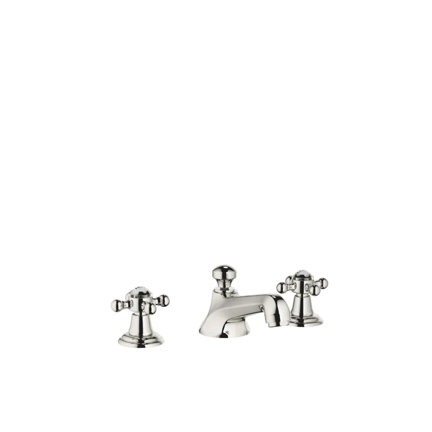 MADISON Platinum Washbasin faucets: Three-hole lavatory mixer with drain