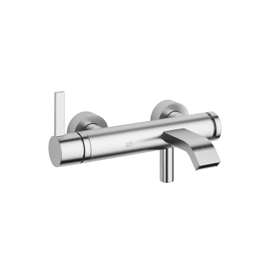 IMO Brushed Chrome Bath faucets: Single-lever bath mixer for wall ...