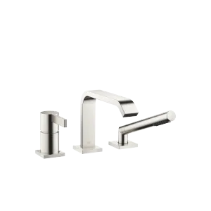 IMO Brushed Platinum Bath faucets: Three-hole single-lever bath mixer ...