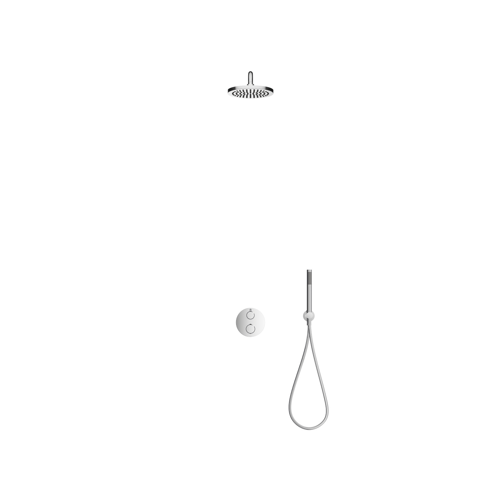 SERIES SPECIFIC Chrome Sprays & shower systems: Shower Set with rain shower