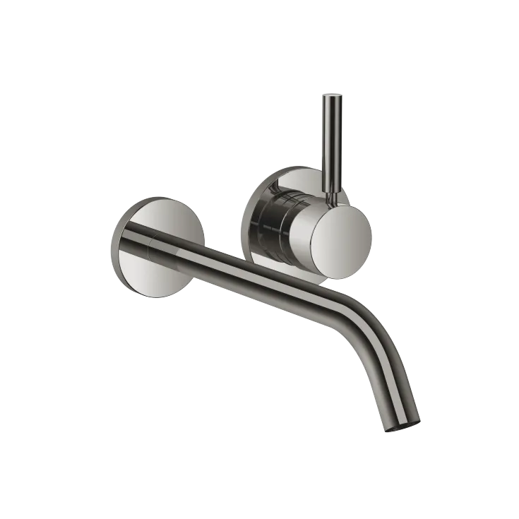 META Dark Chrome : Wall-mounted single-lever mixer without drain