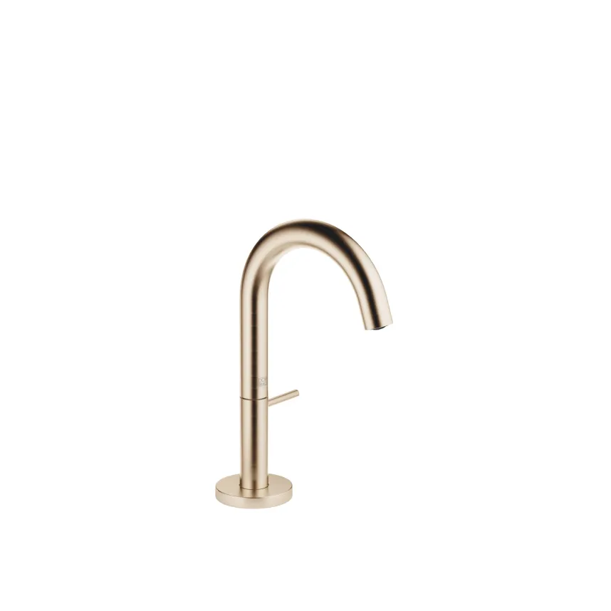 META Brushed Champagne (22kt Gold) Washstand faucets: Pillar tap cold water