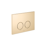 SERIES SPECIFIC Durabrass (23kt Gold) : Flush plate for concealed WC ...