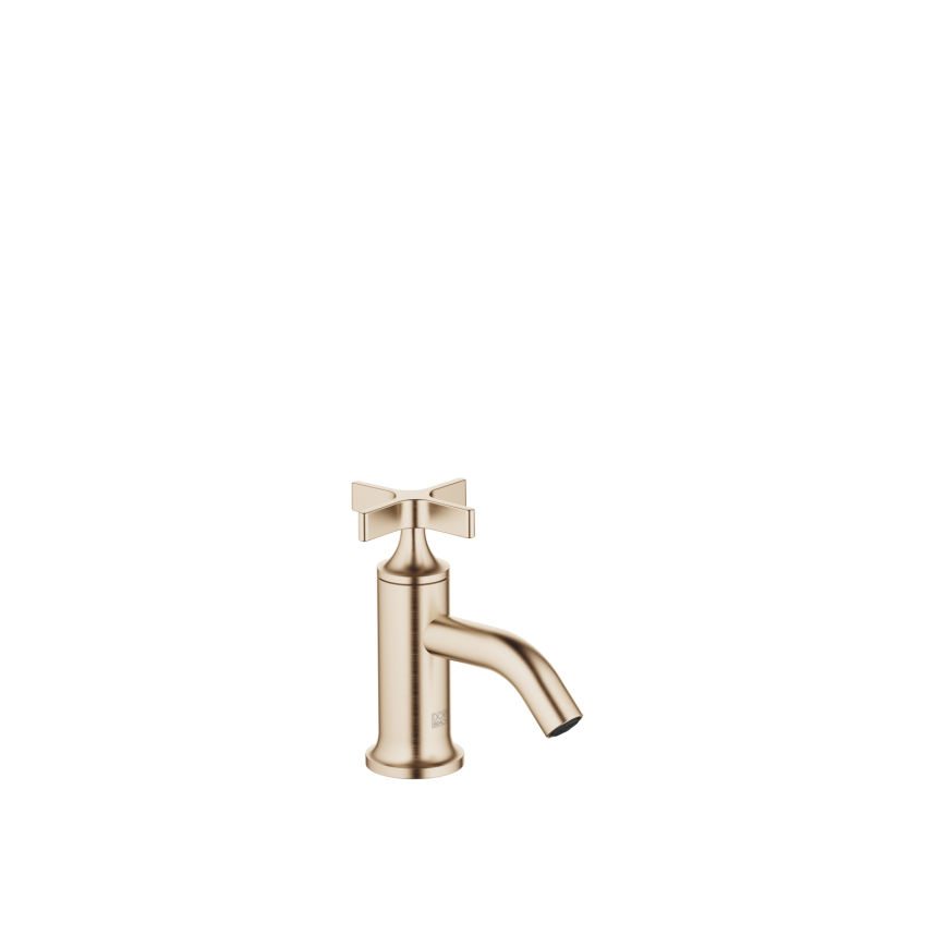 VAIA Brushed Champagne (22kt Gold) Washstand faucets: Pillar tap cold water