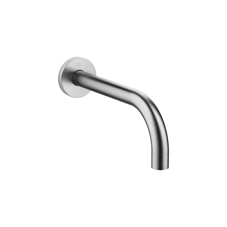 SERIES SPECIFIC Brushed Chrome : Wall-mounted basin spout without pop ...