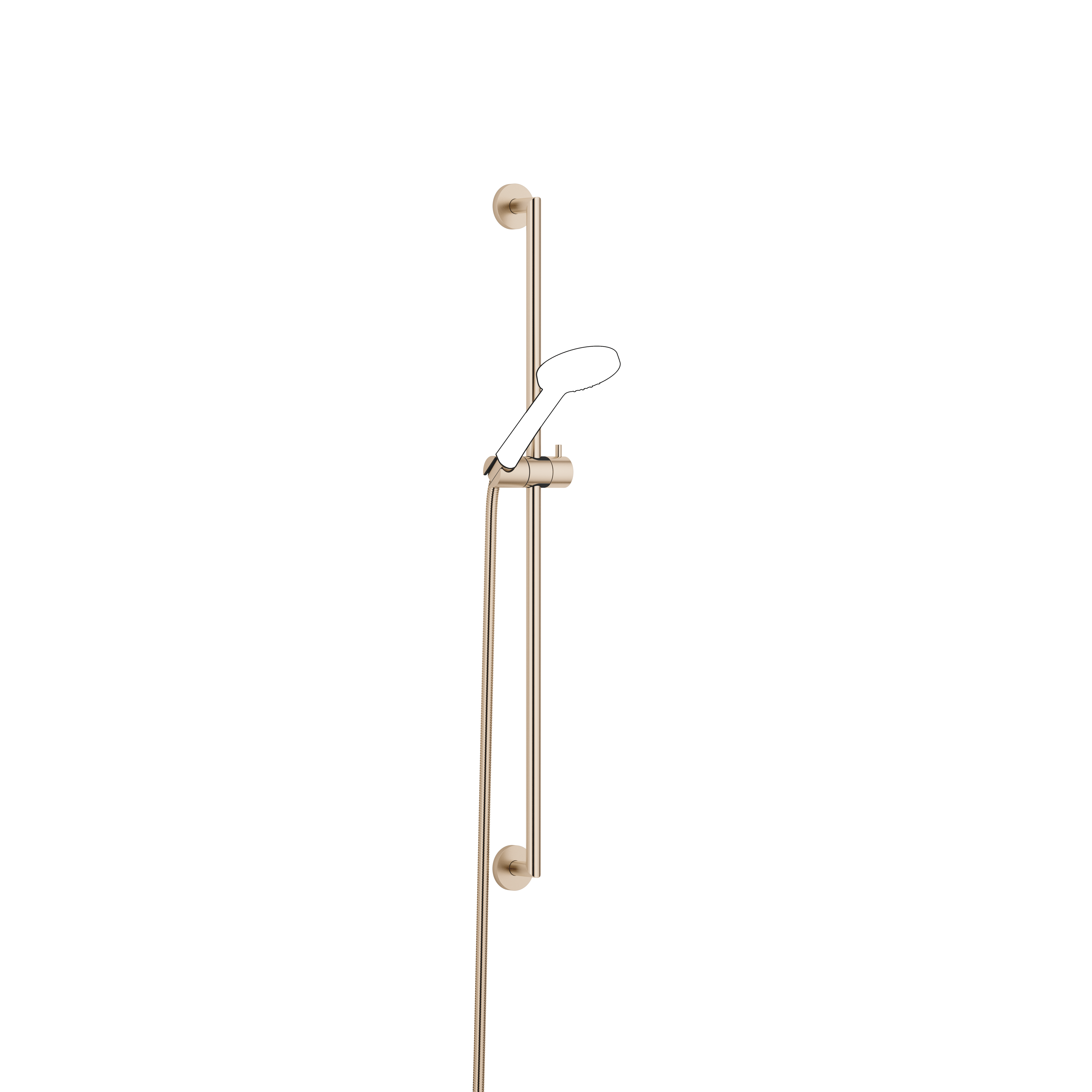 SERIES SPECIFIC Brushed Light Gold (PVD) : Shower set without hand shower