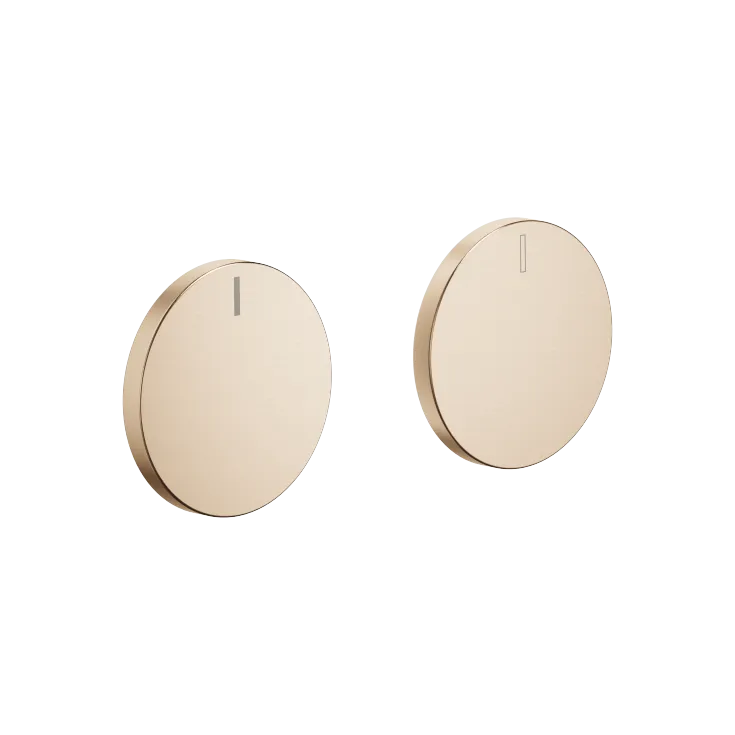 CYO Brushed Champagne (22kt Gold) : Handle insert set hot & cold