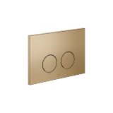 SERIES SPECIFIC Brushed Dark Brass (PVD) : Flush plate For flush ...