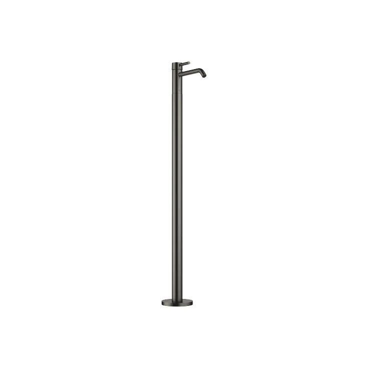 META Brushed Dark Platinum : Single-lever basin mixer with stand pipe ...
