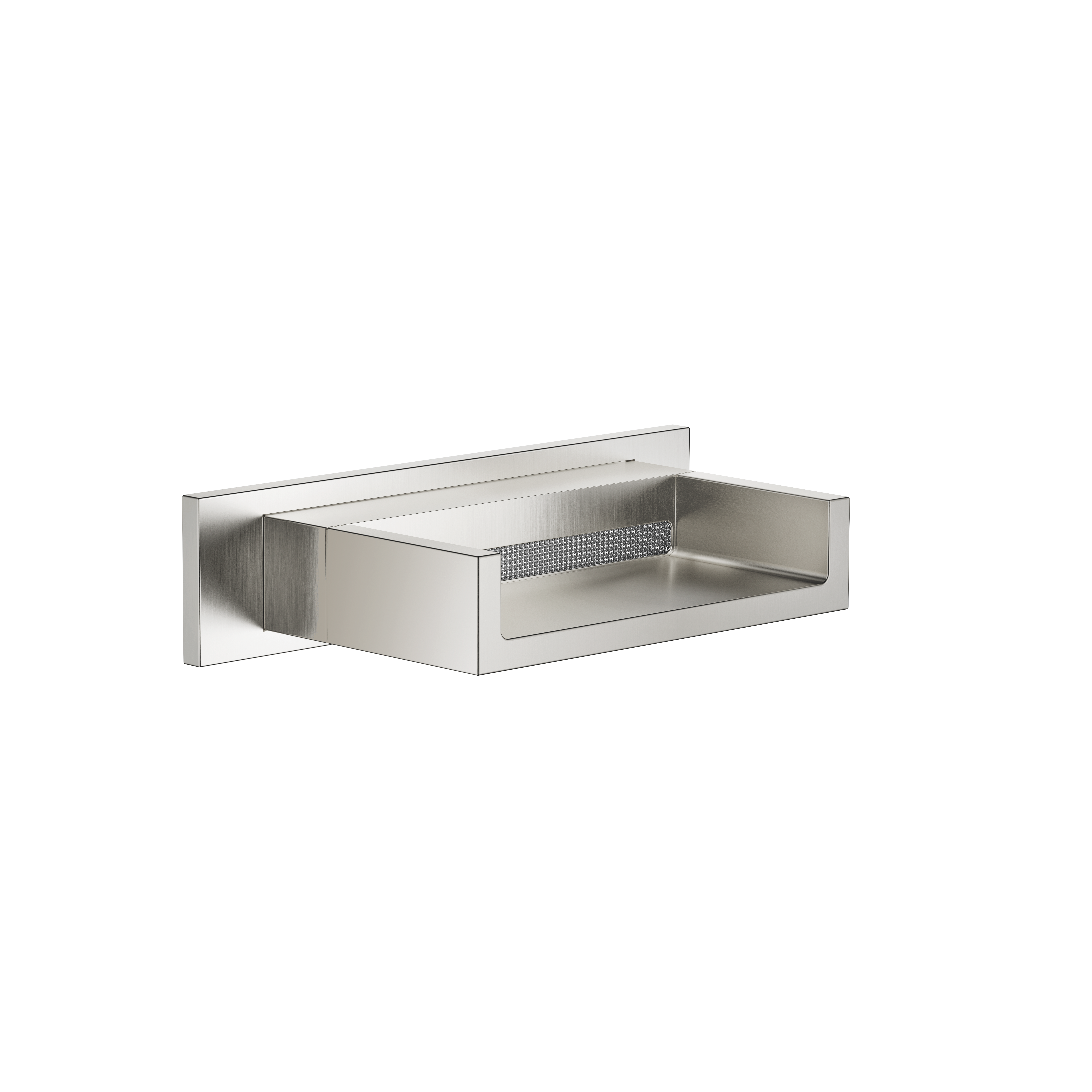 SERIES-VARIOUS Brushed Platinum : WATER FALL Cascade spout for wall ...