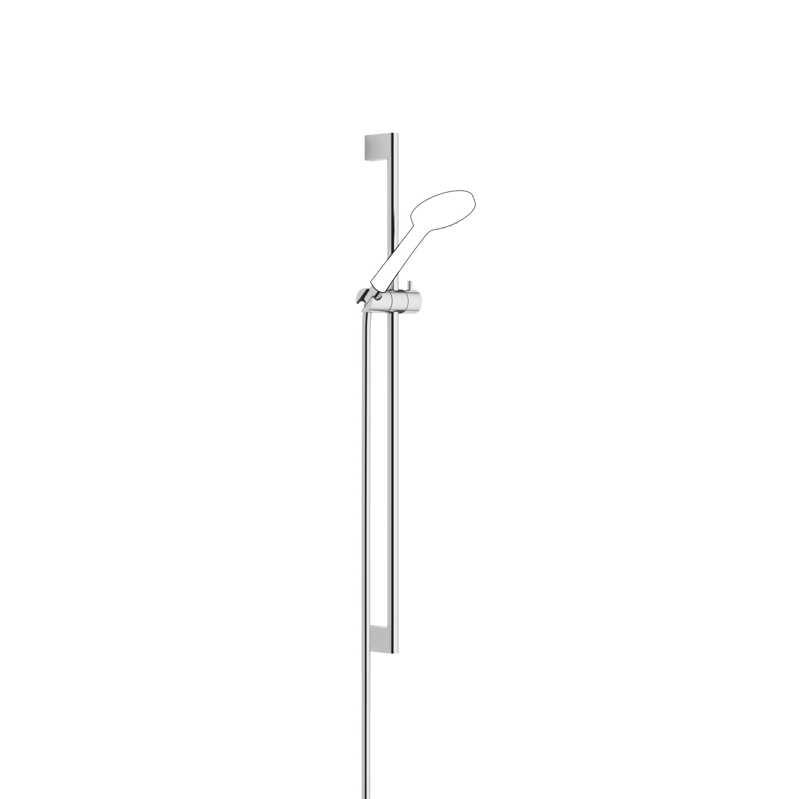 SERIES-VARIOUS Brushed Chrome Showers & shower systems: Slide bar set ...