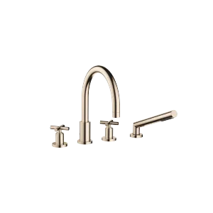 TARA Champagne (22kt Gold) Bath faucets: Bath shower set for bath rim ...